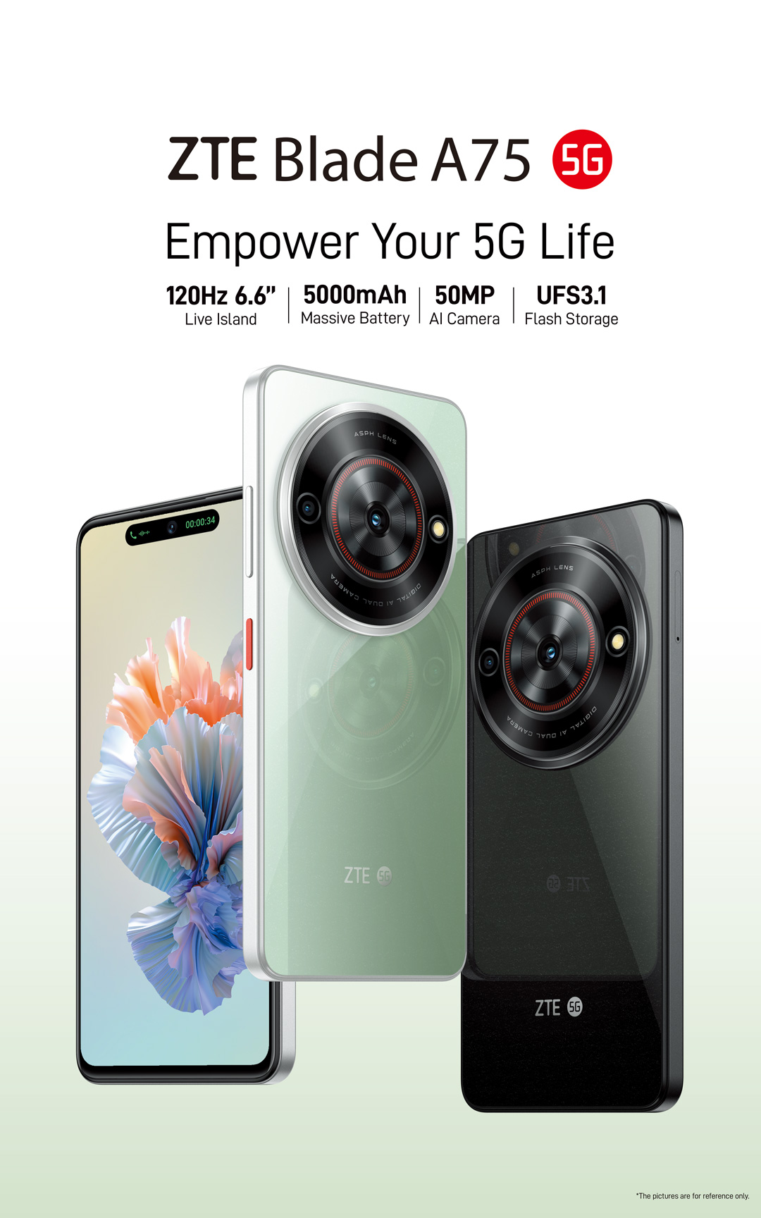 ZTE Blade A75 5G 4GB RAM 128GB 5G Black EMAG bg ZTE Blade A75 5G 4GB RAM 128GB 5G Black EMAG bg