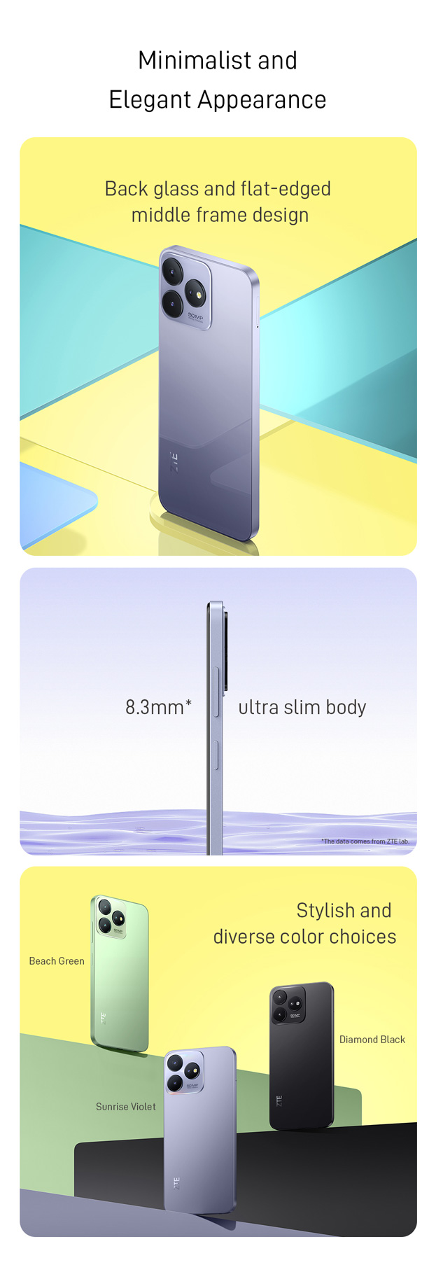 ZTE Blade V50 Design